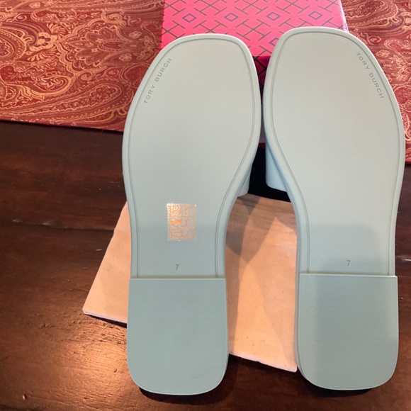 Tory Burch | Shoes | Tory Burch Double T Sport Slide Sandal Misty ...